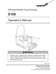 Off-road Rubber Track Dumper SC 75 Operator's Manual | Manualzz