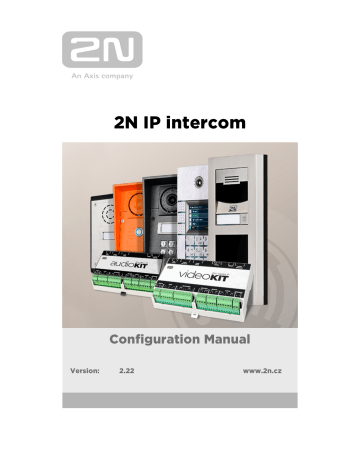 2N IP intercom Configuration Manual | Manualzz