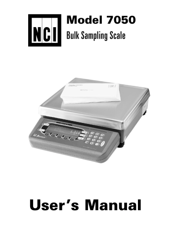 NCI 7050 User Manual | Manualzz