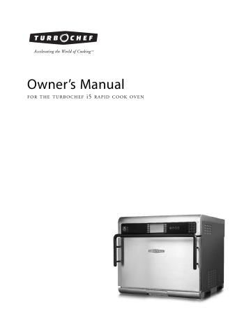 TurboChef i3 Owner's Manual | Manualzz