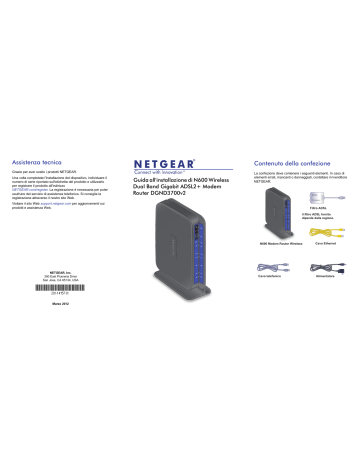 NETGEAR DGND3700v2 Guida All'installazione | Manualzz