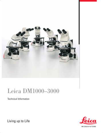 Leica DM1000 LED, DM2000, DM2500 Technical Information | Manualzz