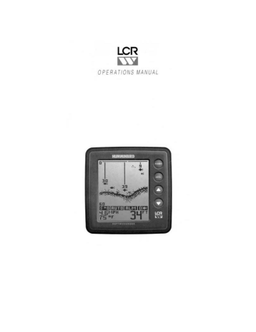 Humminbird LCR W User Manual | Manualzz