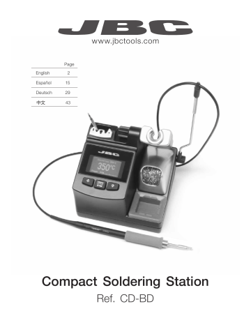 jbc CD-BD Manual | Manualzz