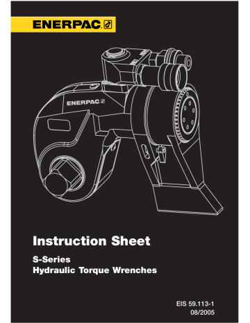 Enerpac S25000, S3000 Instruction Sheet | Manualzz