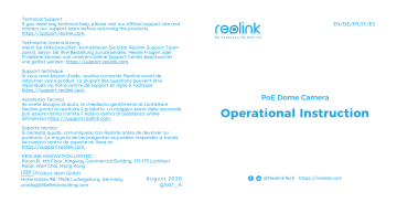 Reolink RLC-422 Quick Start Guide | Manualzz