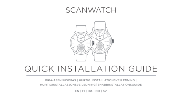 Withings ScanWatch Installation Guide | Manualzz