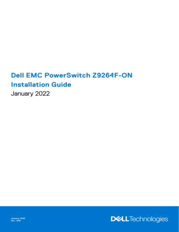 Dell PowerSwitch Z9264F-ON Installation Guide | Manualzz