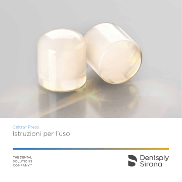 Dentsply Sirona Celtra Press Istruzioni per l'uso | Manualzz