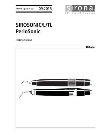 Dentsply Sirona SiroSonic, SiroSonic L/TL, PerioSonic Istruzioni per l ...