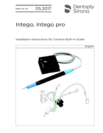 Dentsply Sirona Intego - Intego Pro Instructions for use | Manualzz
