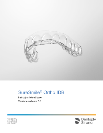 Dentsply Sirona SureSmile Ortho IDB Software Instrucțiuni de utilizare ...