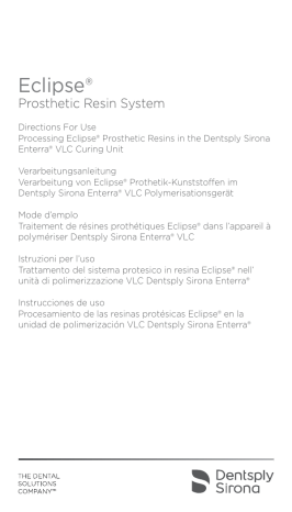 Dentsply Sirona Eclipse Bedienungsanleitung | Manualzz