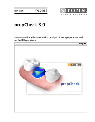 Dentsply Sirona prepCheck 3.0.x Instructions for use | Manualzz