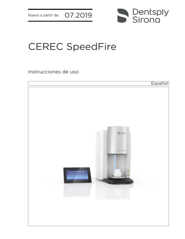 Dentsply Sirona CEREC SpeedFire Instrucciones de operación | Manualzz