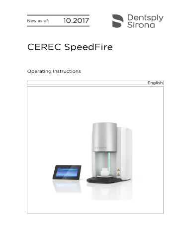 Dentsply Sirona CEREC SpeedFire Instructions for use | Manualzz