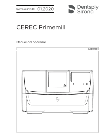 Dentsply Sirona CEREC Primemill Instrucciones de operación | Manualzz