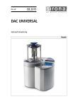 Sirona DAC UNIVERSAL: Gebrauchsanweisung | Manualzz