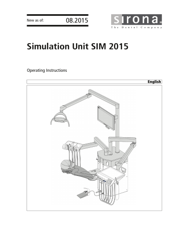 Dentsply Sirona Sim Modular Instructions for use | Manualzz