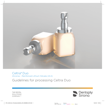 Dentsply Sirona Celtra Duo Instructions for use | Manualzz