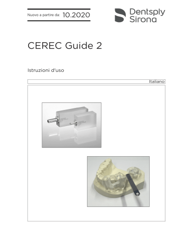 Dentsply Sirona CEREC Guide 2 Istruzioni per l'uso | Manualzz