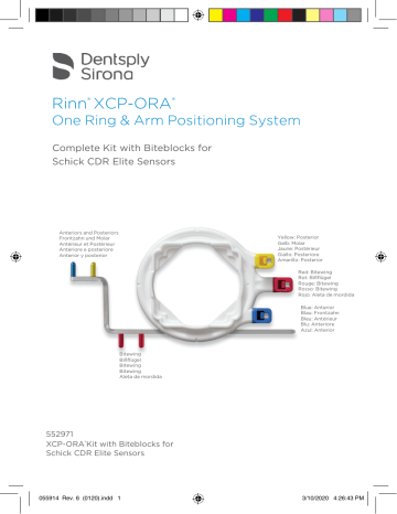 Dentsply Sirona Rinn XCP-ORA Bedienungsanleitung | Manualzz