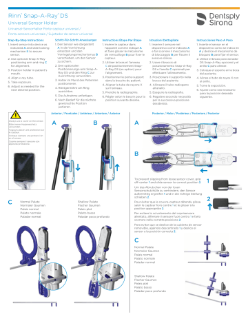 Dentsply Sirona Rinn Snap-A-Ray DS Bedienungsanleitung | Manualzz