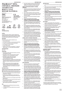 Dentsply Sirona ProRoot MTA - Instrucciones de operación | manualzz.com