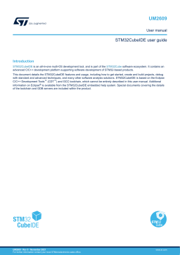 Stmicroelectronics Stm32cubeide User Manual