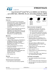 STMicroelectronics STM32H755II - User manual, Programming Manual, Data Sheet