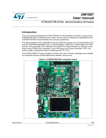 STMicroelectronics STSW-STM32137 User Manual | Manualzz