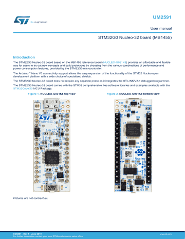 STMicroelectronics NUCLEO-G031K8 User Manual | Manualzz