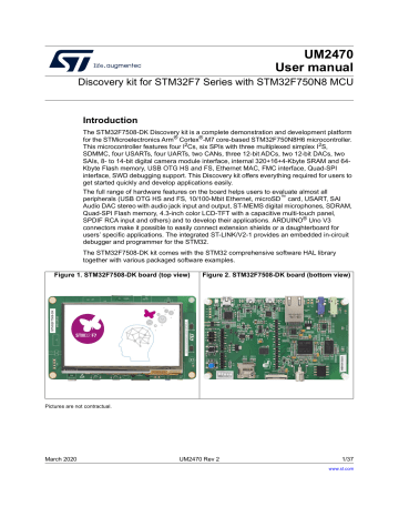 STMicroelectronics STM32F7508-DK User Manual | Manualzz