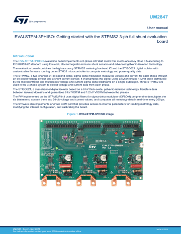 STMicroelectronics EVALSTPM-3PHISO User Manual | Manualzz