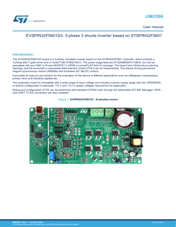 STMicroelectronics EVSPIN32F0601S3 User Manual | Manualzz