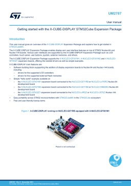 STMicroelectronics X-CUBE-DISPLAY - User manual | manualzz.com