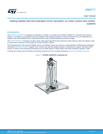 STMicroelectronics STSW-EDUKIT01 User Manual | Manualzz