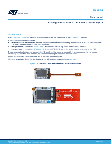 STMicroelectronics ST25DV64KC User Manual | Manualzz