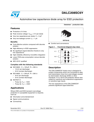 STMicroelectronics DALC208SC6Y Datasheet | Manualzz