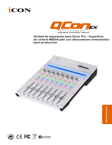 Icon Qcon Ex Control Surface Manual de usuario | Manualzz