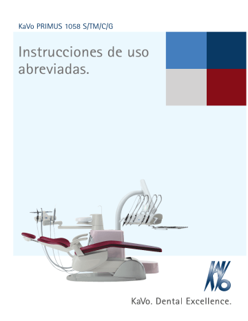 KaVo Primus 1058 S/TM/C/G Manual de usuario | Manualzz