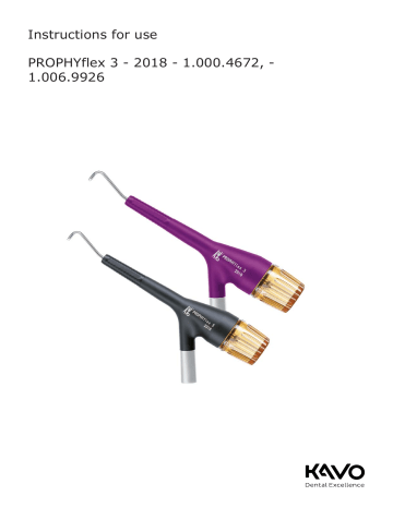 KaVo PROPHYflex 2018 Instructions for Use | Manualzz