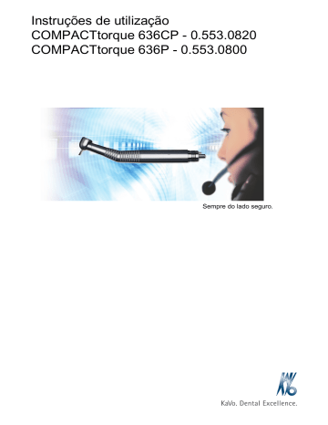 KaVo COMPACTtorque 636 CP & 636 P Instruções de operação | Manualzz