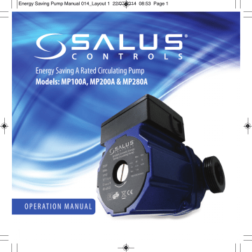 Salus MP200A Circulating Pump Owner's Manual | Manualzz