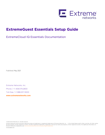Extreme Networks Cloud IQ Guide | Manualzz