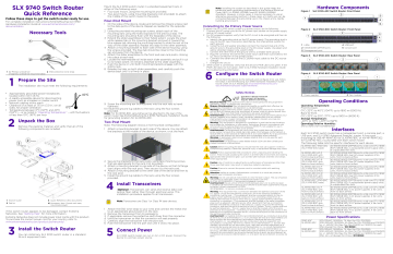 Extreme Networks SLX9740 Quick Reference | Manualzz