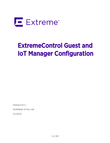 Extreme Networks Control Configuration Guide | Manualzz