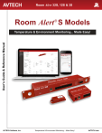 Avtech Room Alert 32S, 12S & 3S Reference manual | Manualzz