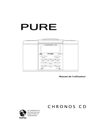 PURE Chronos CD Digital Radio Mode d'emploi | Manualzz