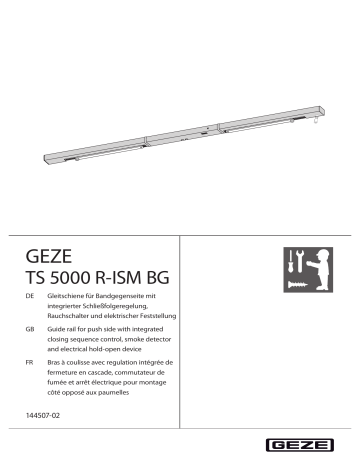 GEZE TS 5000 L-R-ISM ECline Overhead door closer system Installation Instructions | Manualzz